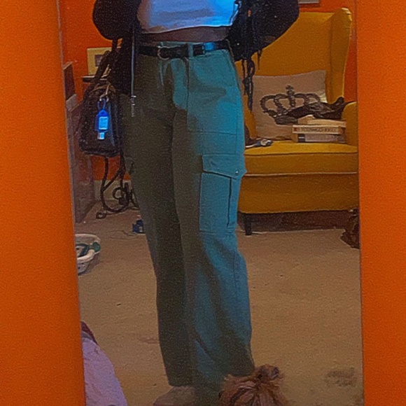 Cider | Jeans | Cider Solid Green Cargo Jeans | Poshmark